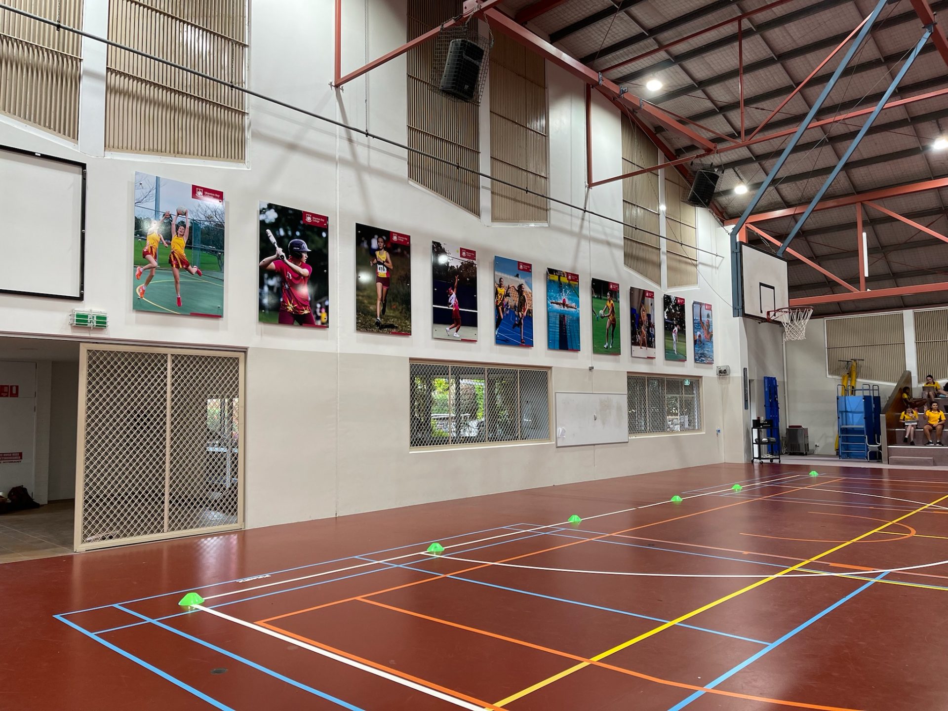 ACM PANEL SIGNAGE - SCHOOL GYMNASIUM | Talbot Press
